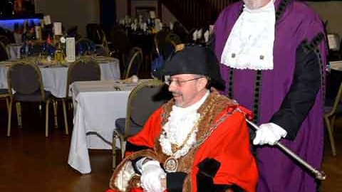 New Mayor ‘wheeled in’ to office | tenby-today.co.uk