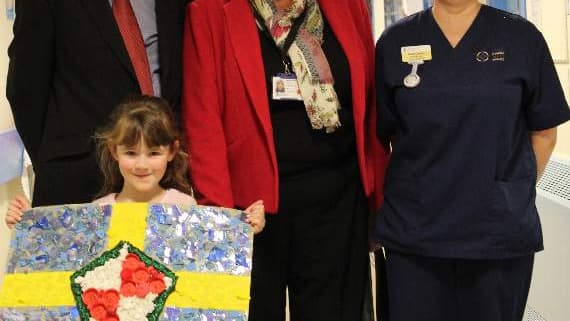 Elly’s Ward 10 Flag Appeal Flag Now Official | tenby-today.co.uk