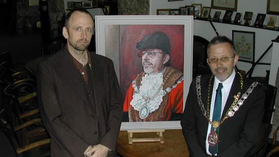 Tenby Mayor's portrait unveiled | tenby-today.co.uk