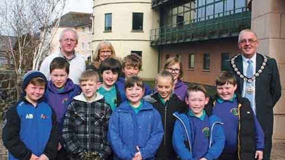 Pennar pupils visit County Hall | tenby-today.co.uk