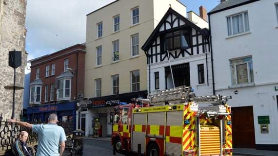 Firefighters called to Tenby town centre | tenby-today.co.uk