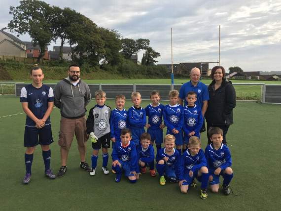 New kit for Narberth U8s | tenby-today.co.uk