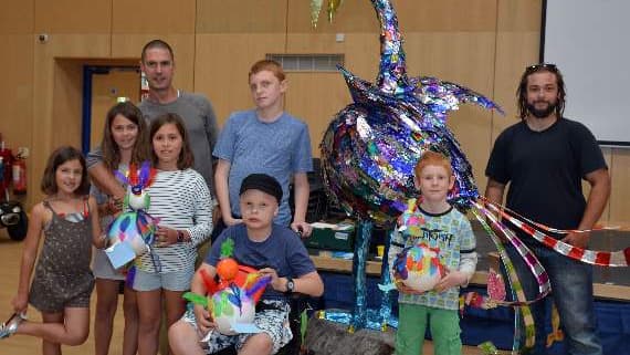 Roald Dahl's roly poly bird drops in for some summer fun in Pembroke ...