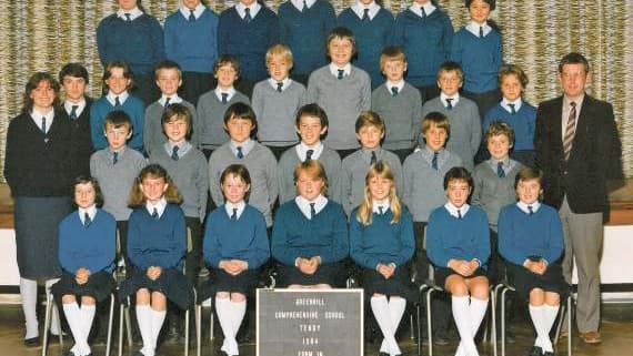 Tenby Times: Greenhill first year pupils, 1984 | tenby-today.co.uk
