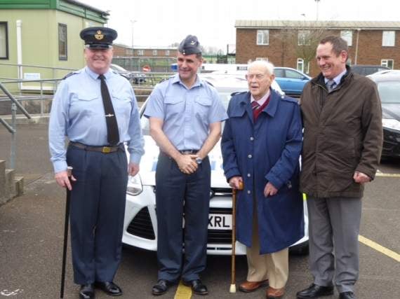 Elwyn returns to MOD St. Athan... after 76 years! | tenby-today.co.uk