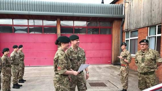 Mayor visits Army Cadets | tenby-today.co.uk