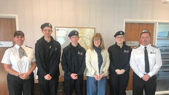 Police Cadets recruited to assist the Lord Lieutenant of Dyfed | tenby ...