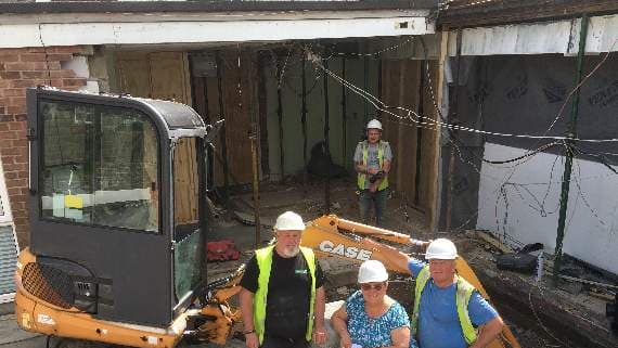 Demolitions big splash at Narberth swimming pool | tenby-today.co.uk