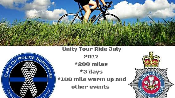 Dyfed-Powys officers take on the challenge of the UK Police Unity Tour ...
