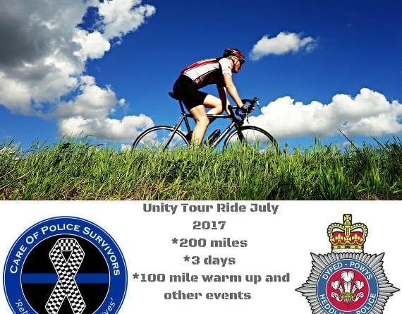 Dyfed-Powys officers take on the challenge of the UK Police Unity Tour ...