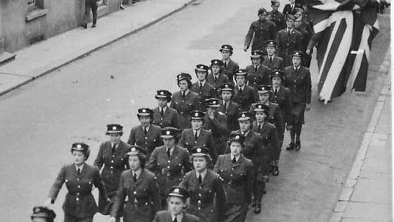 Uniforms on parade for RAF centenary | tenby-today.co.uk