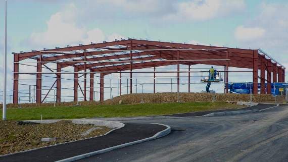 New Royal Mail delivery office taking shape | tenby-today.co.uk