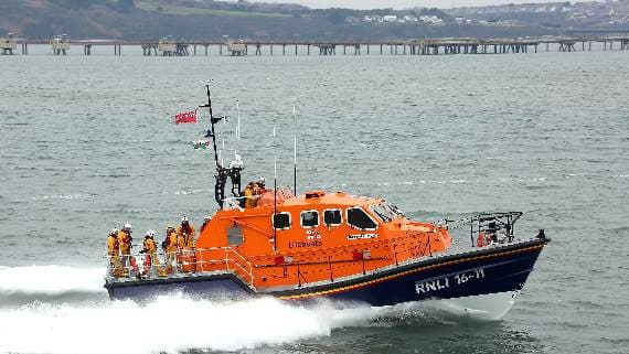 Angle RNLI lifeboat launched after emergency call from RIB | tenby ...