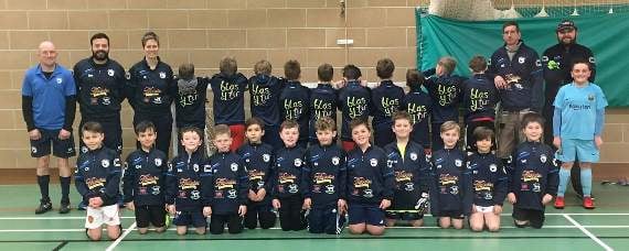 Narberth Juniors AFC proudly show their new kit | tenby-today.co.uk