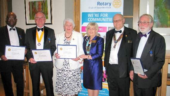 Rotary Club of Saundersfoot - 42nd anniversary | tenby-today.co.uk