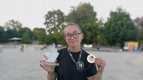 Gold medalist Lily on 'top of the world' after WCMX win | tenby-today.co.uk