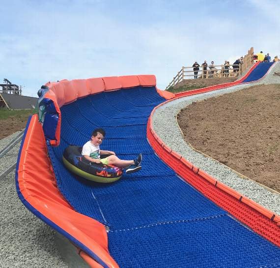 New Dragon slide adds to Summer fun at Heatherton | tenby-today.co.uk