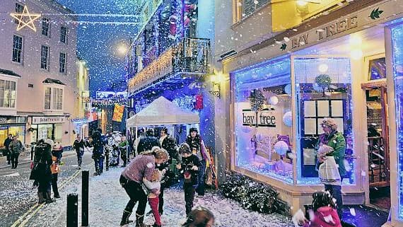 Snow, Santa and singing lined-up for Tenby Christmas lights switch-on ...