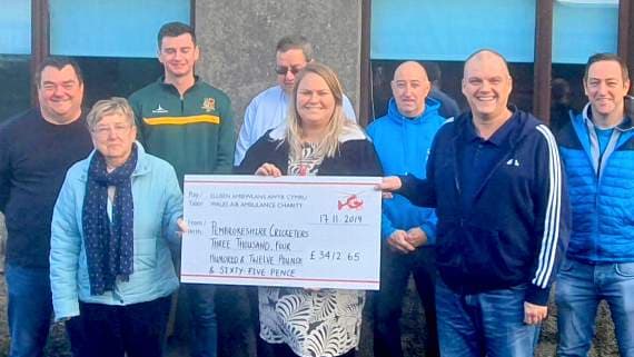 Cricket clubs unite for charity in memory of late umpire | tenby-today ...