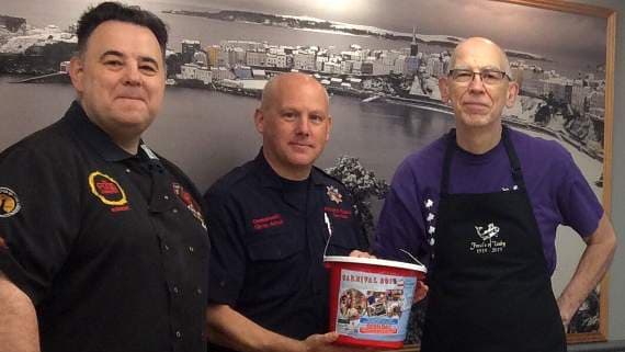 Chippy's centenary donation to Tenby Fire Station | tenby-today.co.uk