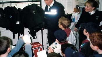 Police station visit for busy Beavers | tenby-today.co.uk