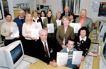 James, 14, shows his computer skills | tenby-today.co.uk
