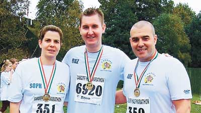 Marathon trio raise over £4,000 for charity | tenby-today.co.uk