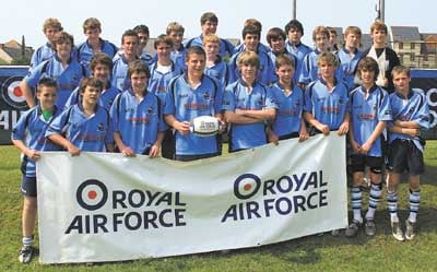 Young players come to Narberth for RAF rugby festival | tenby-today.co.uk