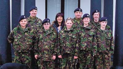 Army cadets dig in at Manor House | tenby-today.co.uk