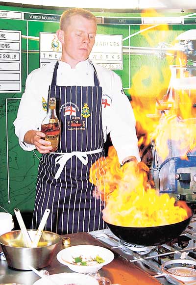 Students to cook up a storm with the Royal Marines | tenby-today.co.uk