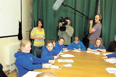 Lights, camera, action at Sageston CP School | tenby-today.co.uk