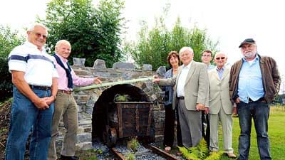 Railway tunnel garden feature at Kilgetty | tenby-today.co.uk