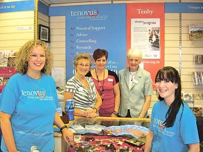 Tenovus charity shop staff and volunteers to be cancer support ...