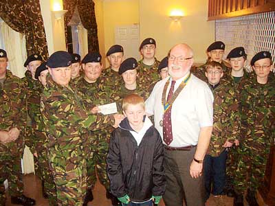 Rotary ‘thank you’ to Army Cadets | tenby-today.co.uk