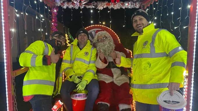 Santa's tour continues with Round Table's little helpers! | tenby-today ...