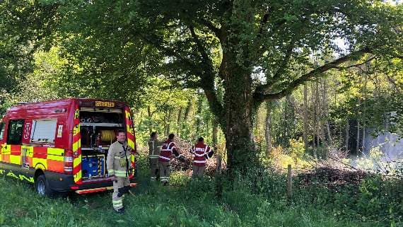 Tenby firefighters tackle hotel fire and woodland blaze in 24 hours ...