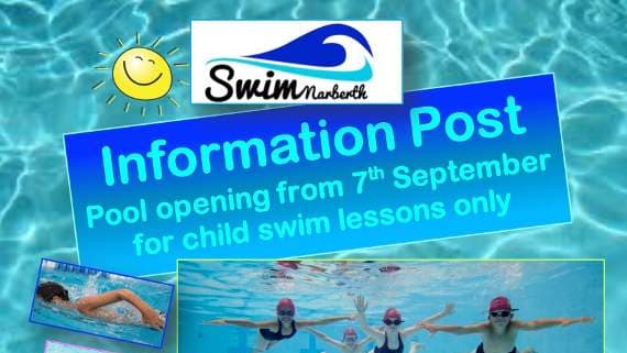 ‘SwimNarberth’ children’s lessons re-start next month | tenby-today.co.uk