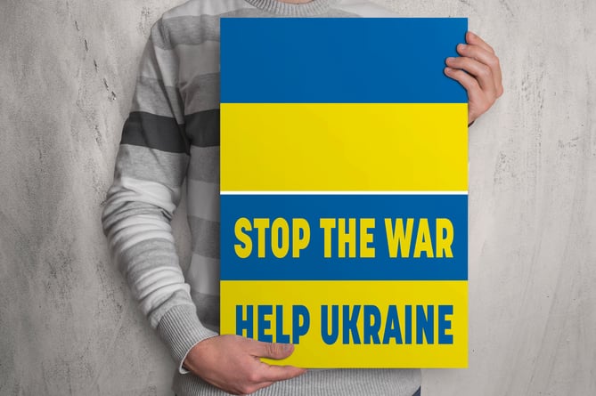 Pick up a poster and show your support for Ukraine | tenby-today.co.uk