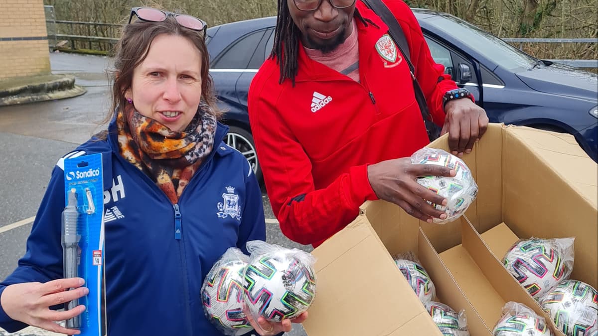 Kilgetty AFC Donate Footballs For Kenya Community Projects | tenby ...