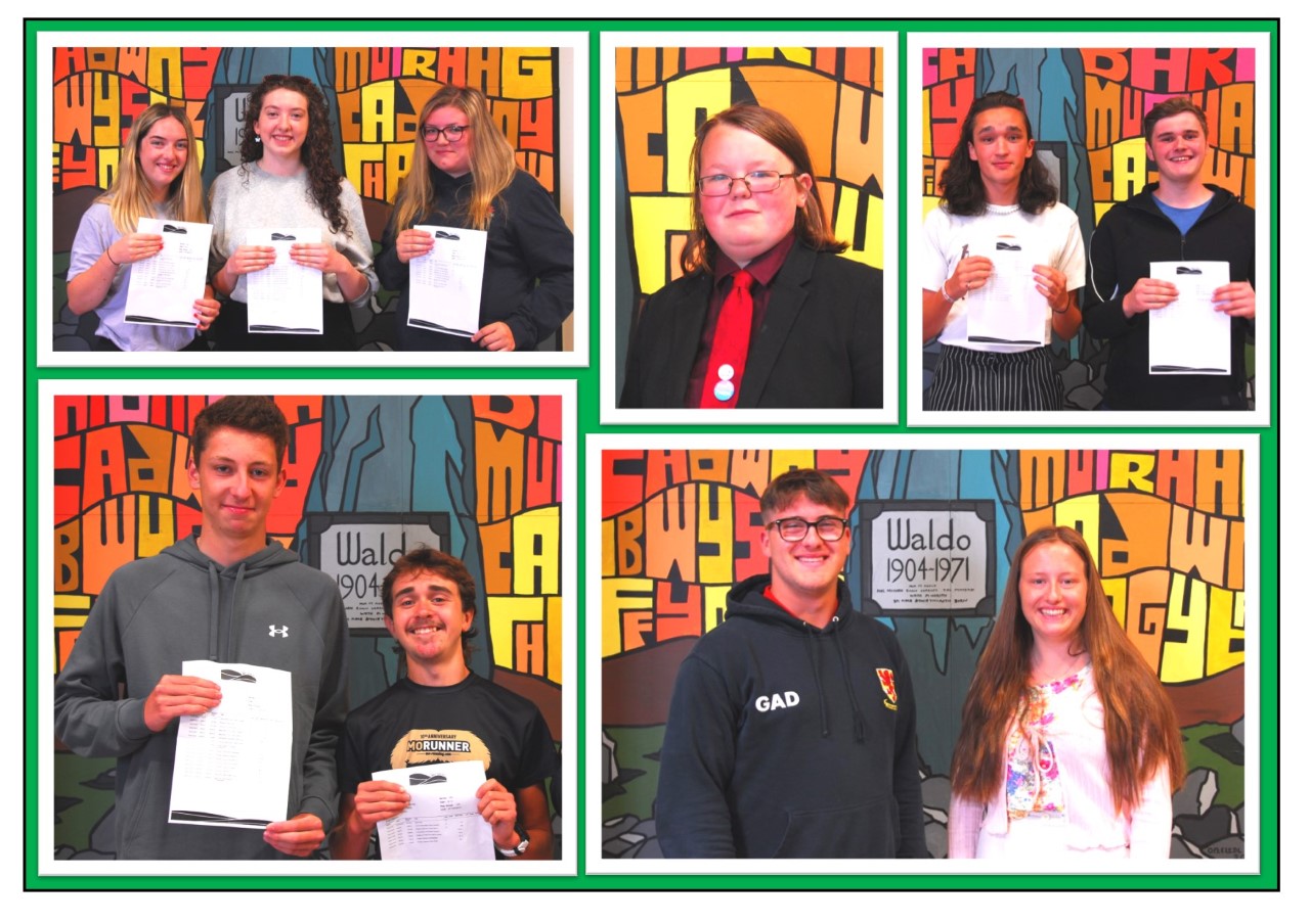 Ysgol Bro Preseli celebrating some of the highest results ever gained ...
