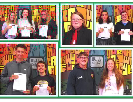 Ysgol Bro Preseli celebrating some of the highest results ever gained ...