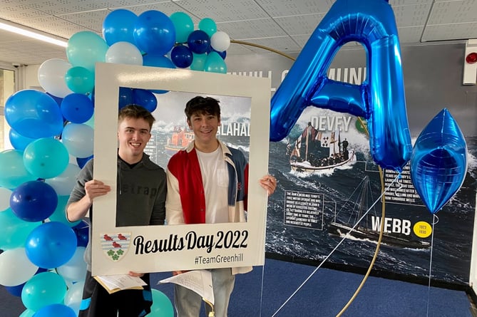 Tenby students at Greenhill celebrate A level results | tenby-today.co.uk