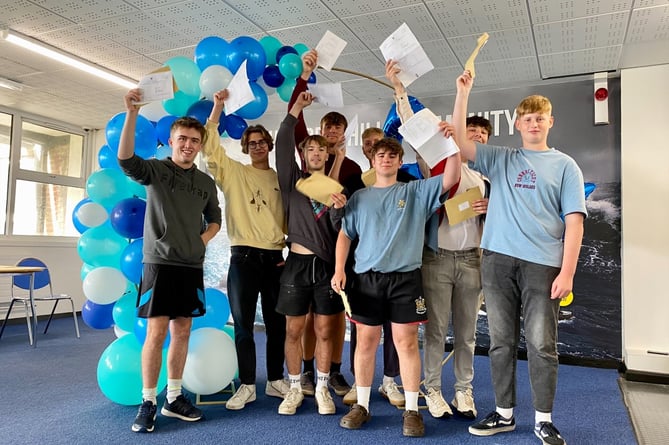 Tenby students at Greenhill celebrate A level results | tenby-today.co.uk