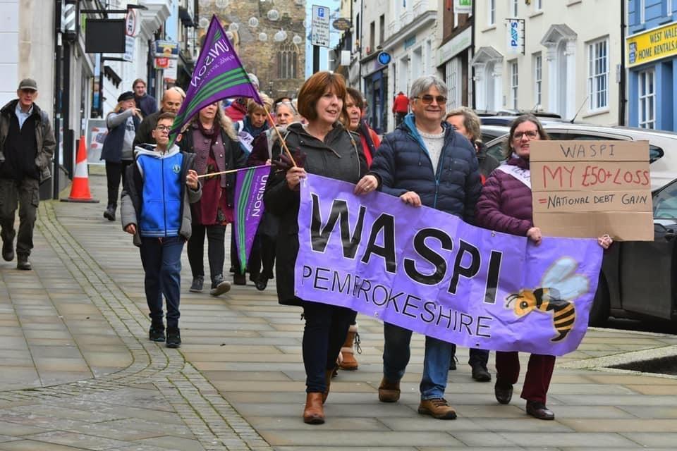 Positive news for the 1950s WASPI Women of Pembrokeshire and Carmarthen ...
