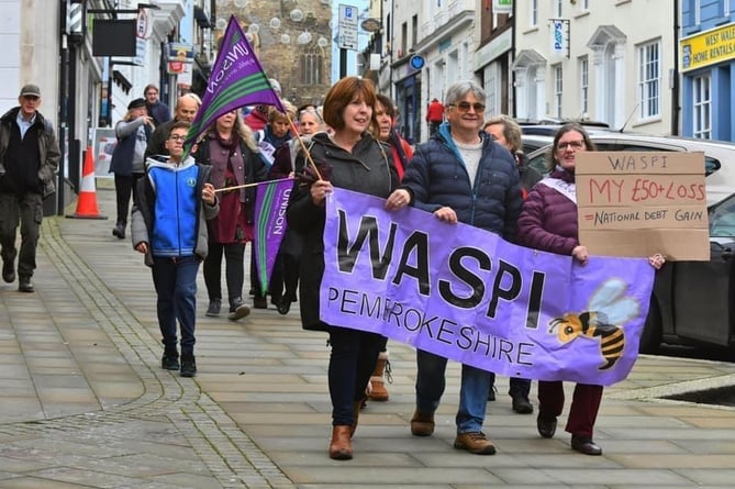 Positive news for the 1950s WASPI Women of Pembrokeshire and Carmarthen ...