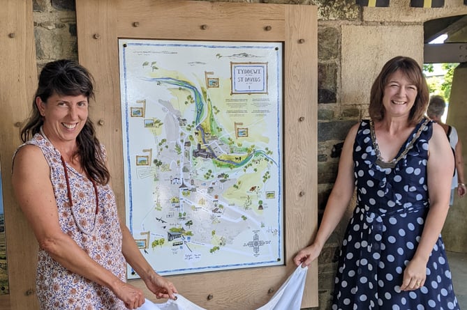 New illustrated map aims to inspire more to explore St Davids on foot ...