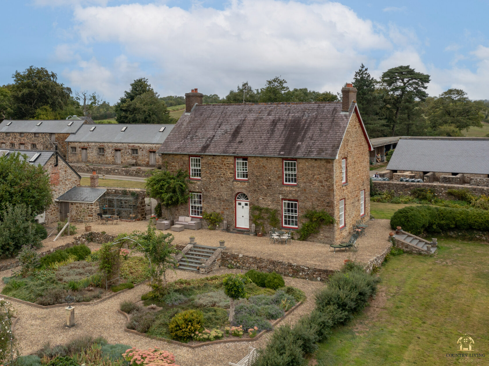 Pembrokeshire farmhouse comes with a library, a gym, and 170 acres of ...