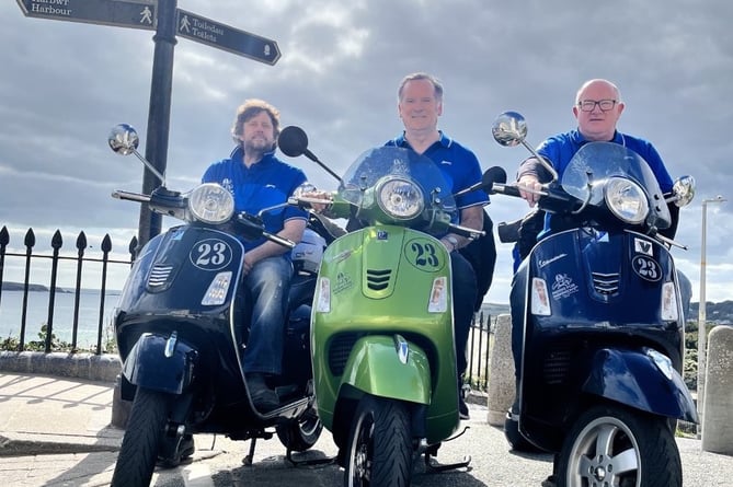 Tenby trio set for Spanish scooter trip in aid of Parkinson’s UK ...