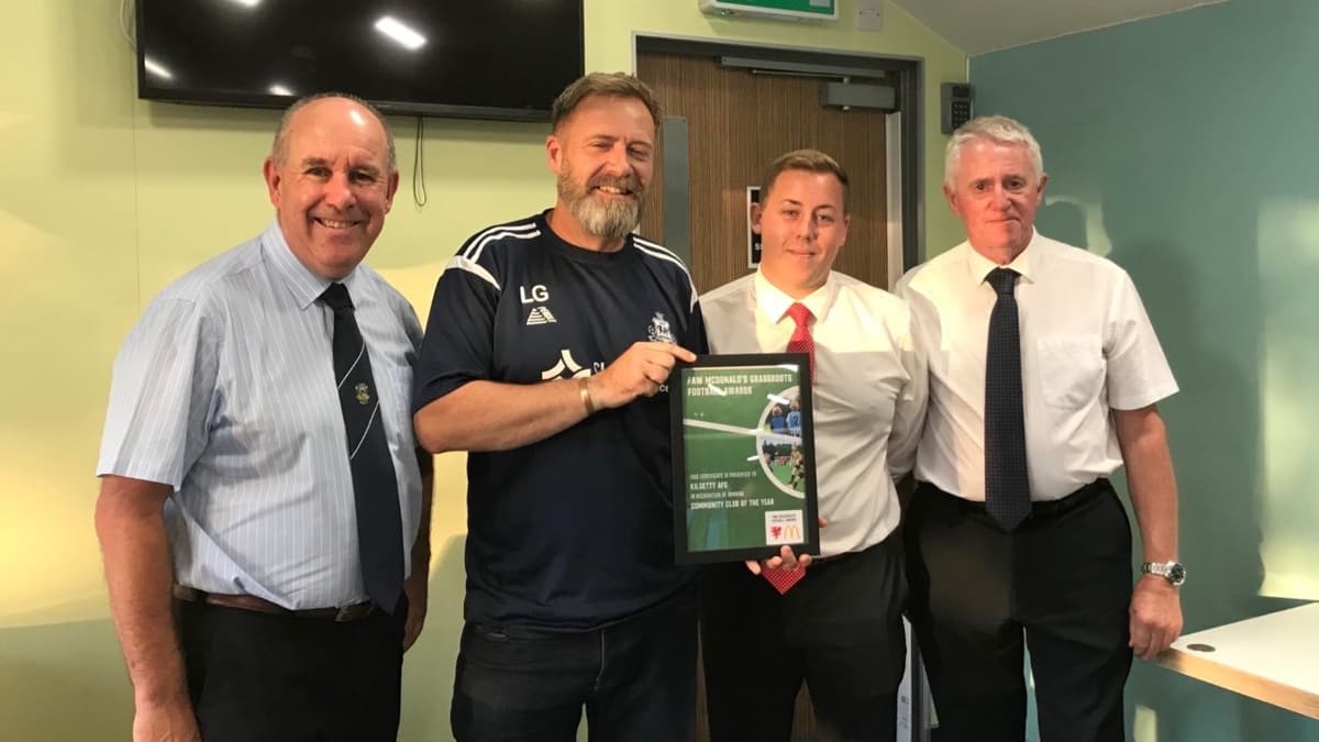 Vote for regional winners Kilgetty AfC in National FAW/McDonald’s ...