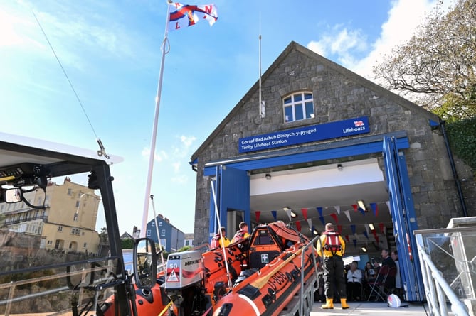 Double celebration for Tenby RNLI as lifeboat and station naming ...